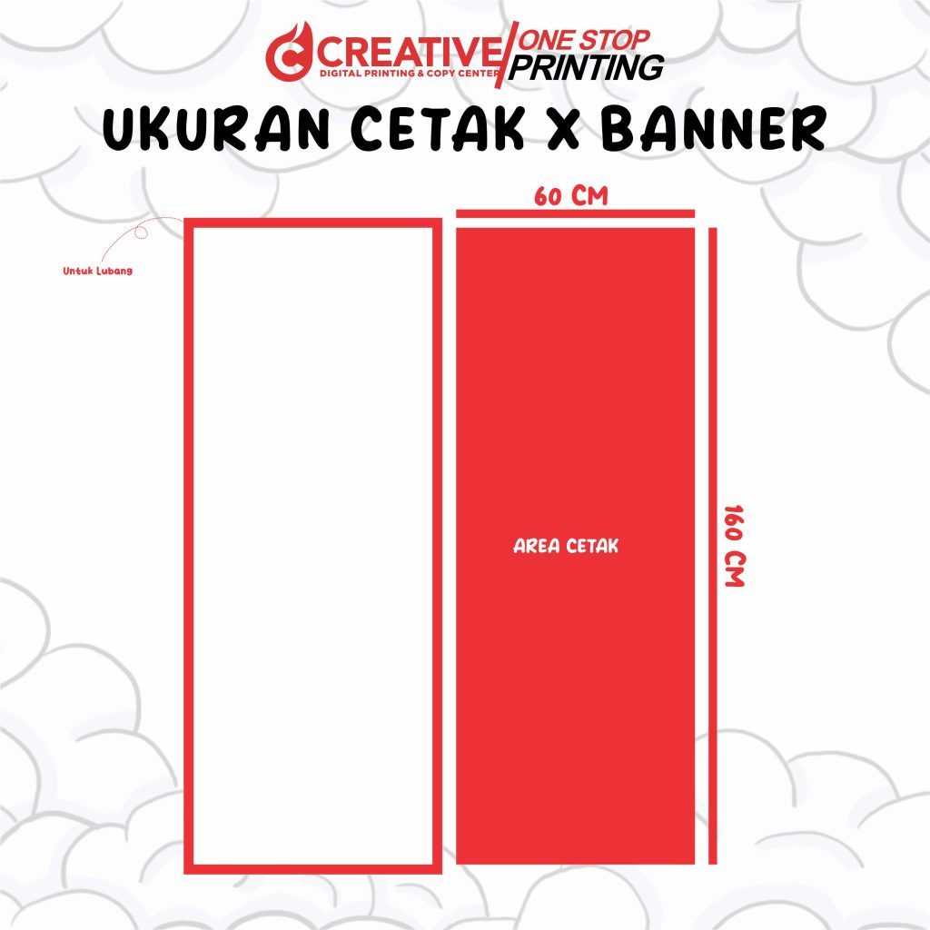Standing X-Banner 60 x 160 cm - Creative Digital Printing