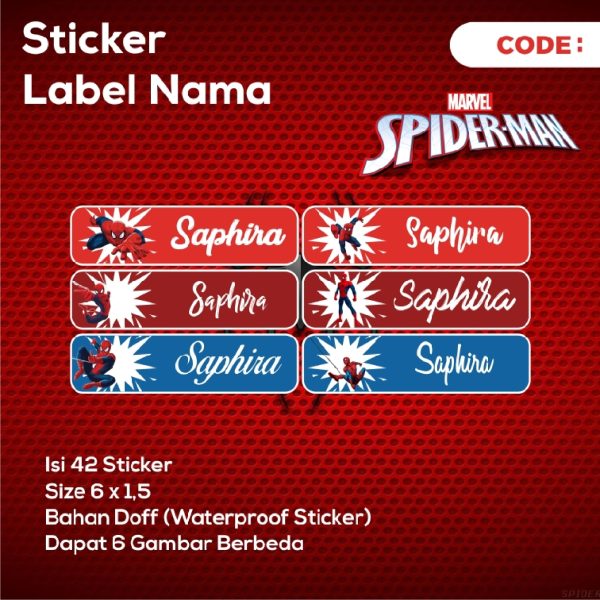 Sticker Nama Buku - Sticker Nama Kotak - Creative Digital Printing